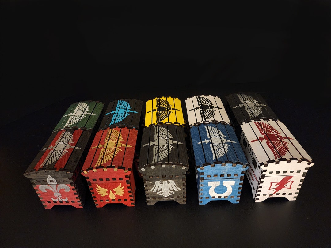 Customizable Wooden Dice Chests for Wargaming - Etsy