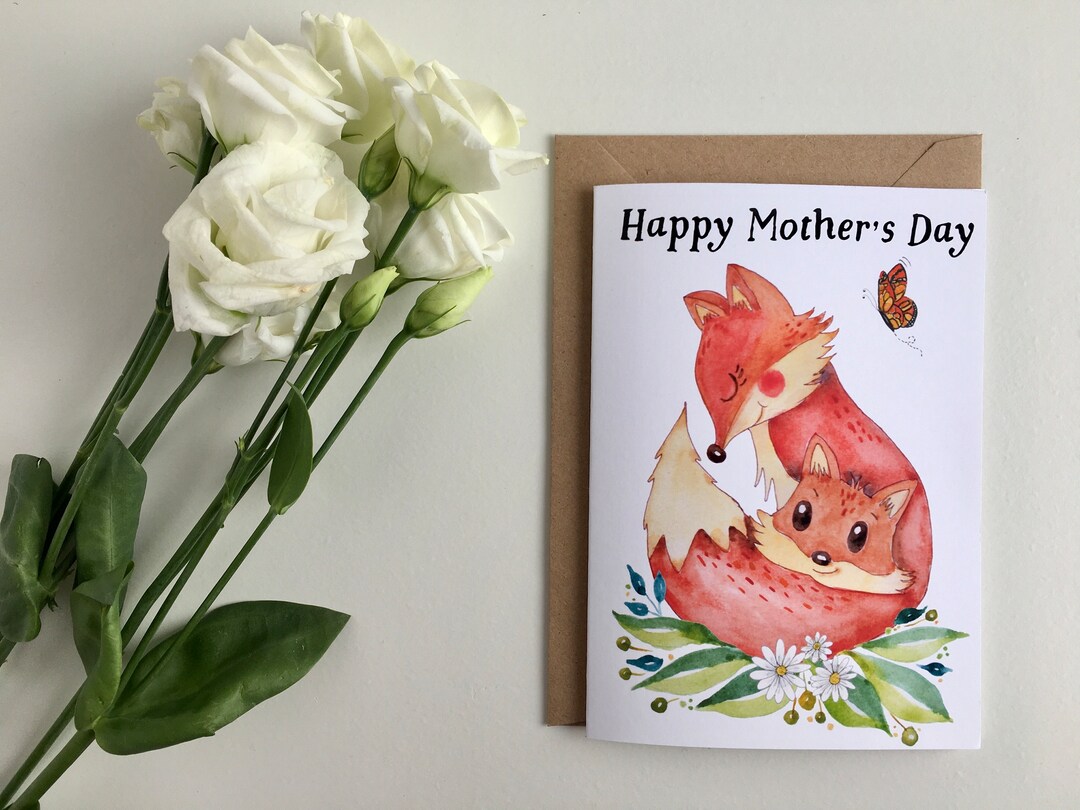 Cute Mothers Day Card, Happy Mothers Day Card, Card for Mum, Mothers ...