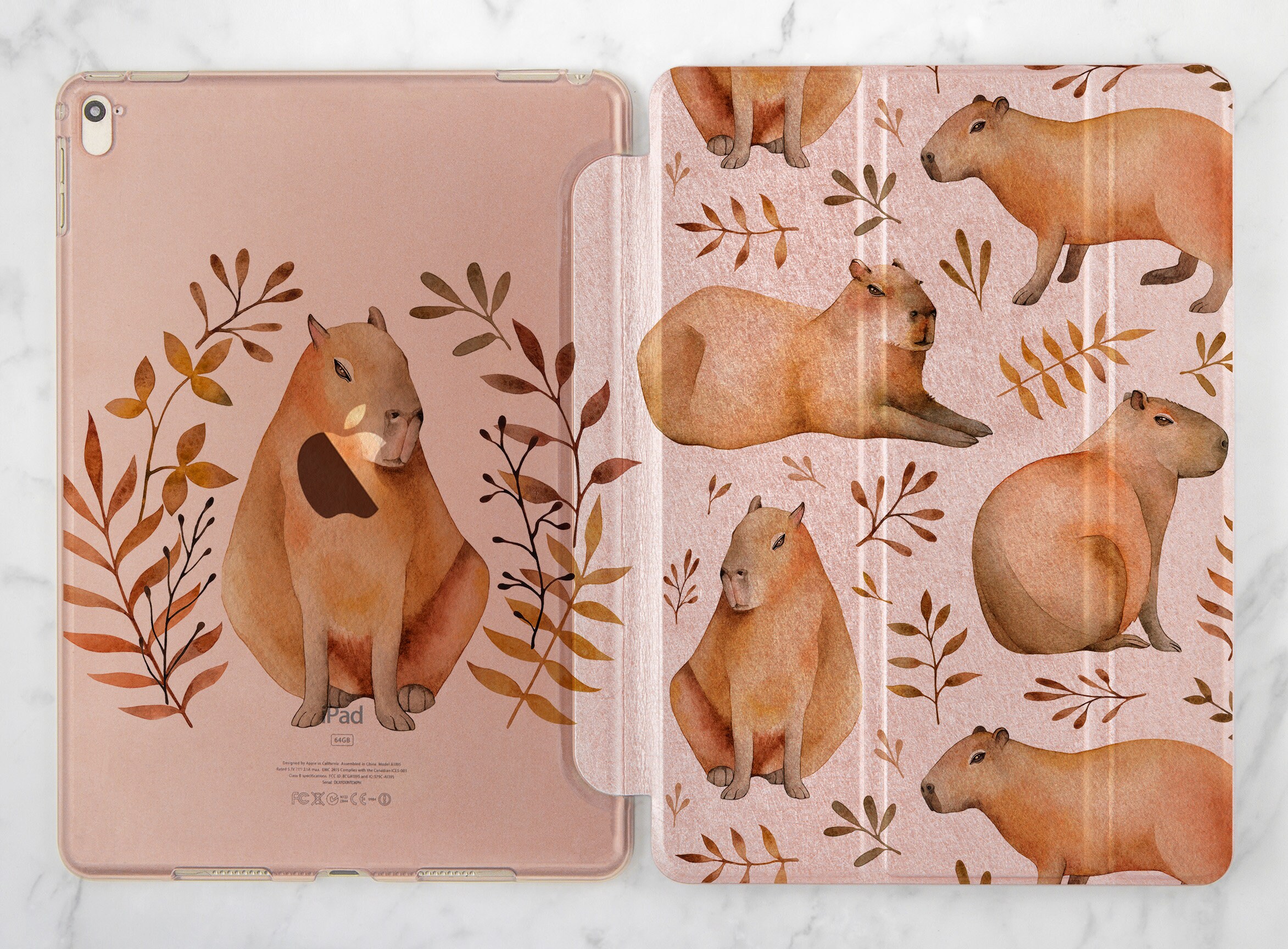Cute Capybara Kawaii Animal Ipad 2020 Case Ipad Case 10 5 - Etsy