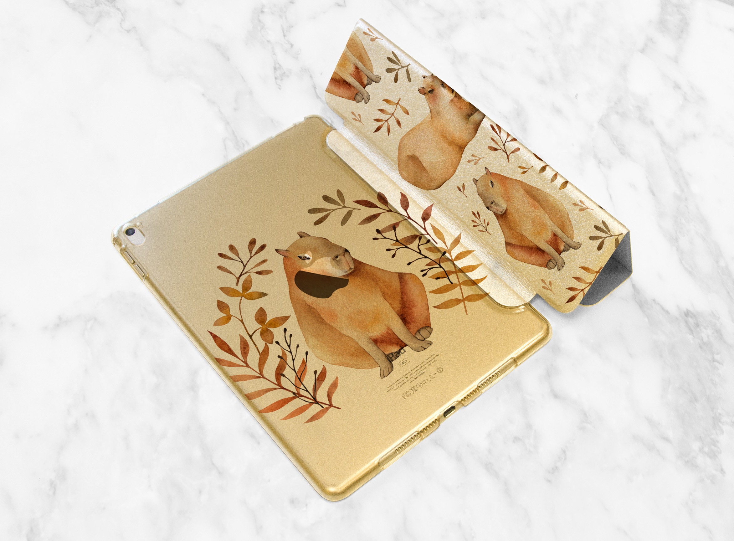Cute Capybara Kawaii Animal Ipad 2020 Case Ipad Case 10 5 - Etsy