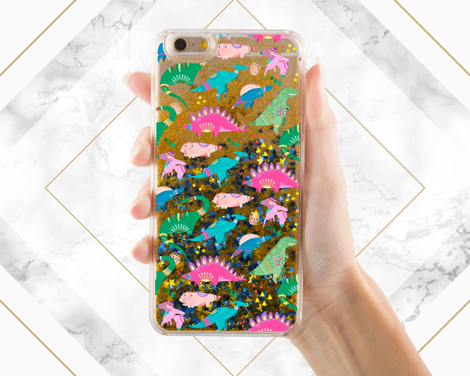 Phone Case Dinosaur T-rex Rainbow Case iPhone Case Dino Galaxy Phone ...