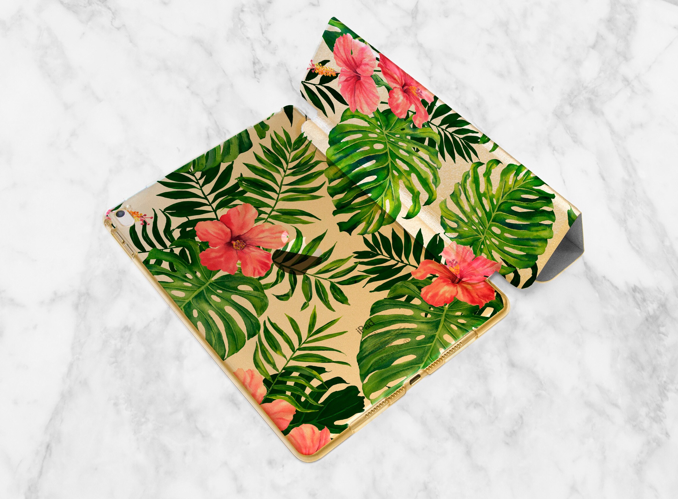 IPad case tropical Pink flower Summer iPad case Hawaii iPad | Etsy
