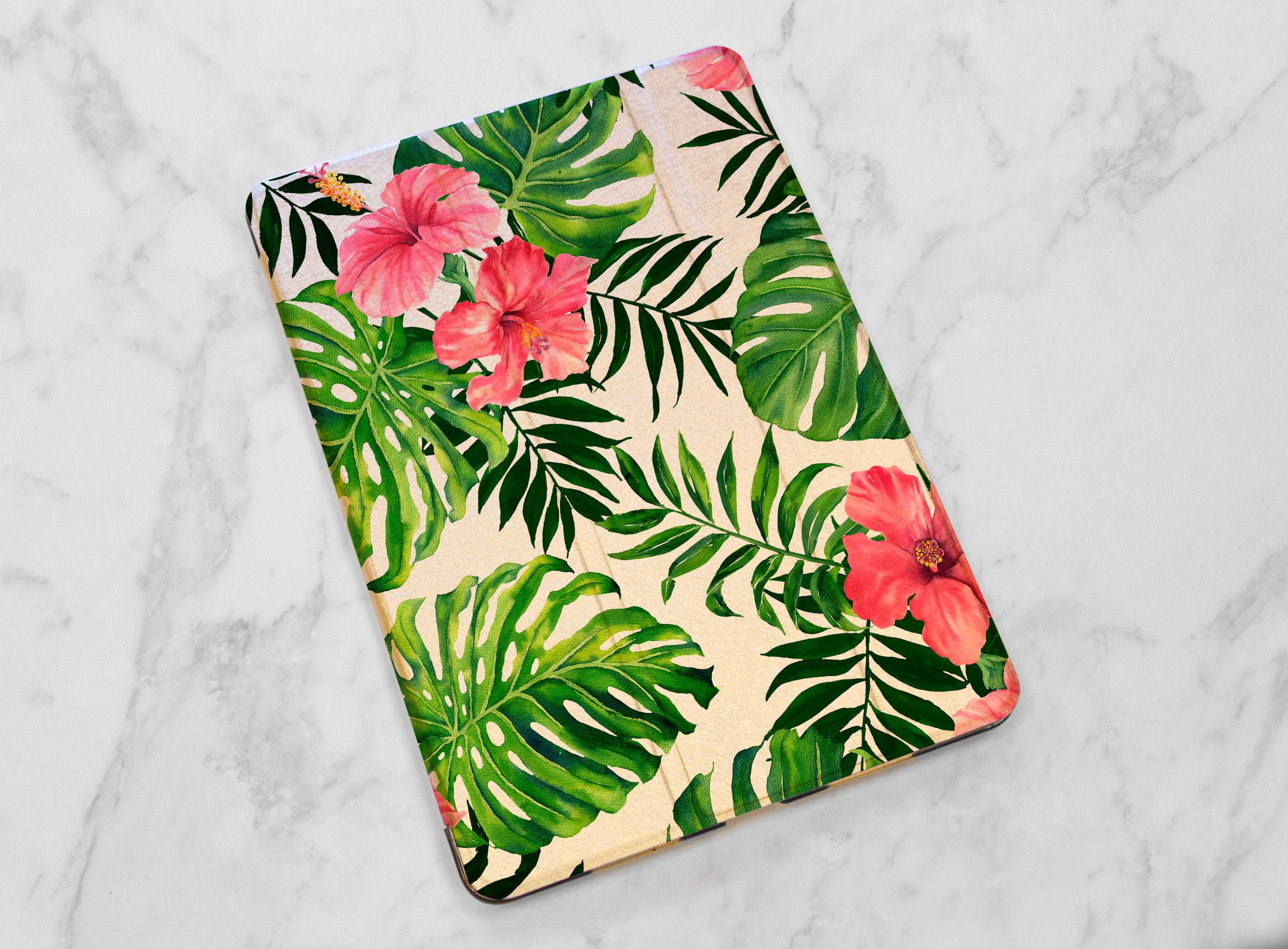 IPad Case Tropical Pink Flower Summer iPad Case Hawaii iPad 6th Gen ...