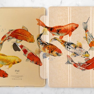 Gold Fish Case iPad Case Fish iPad 2017 Case iPad 10 2 iPad Smart Case ...