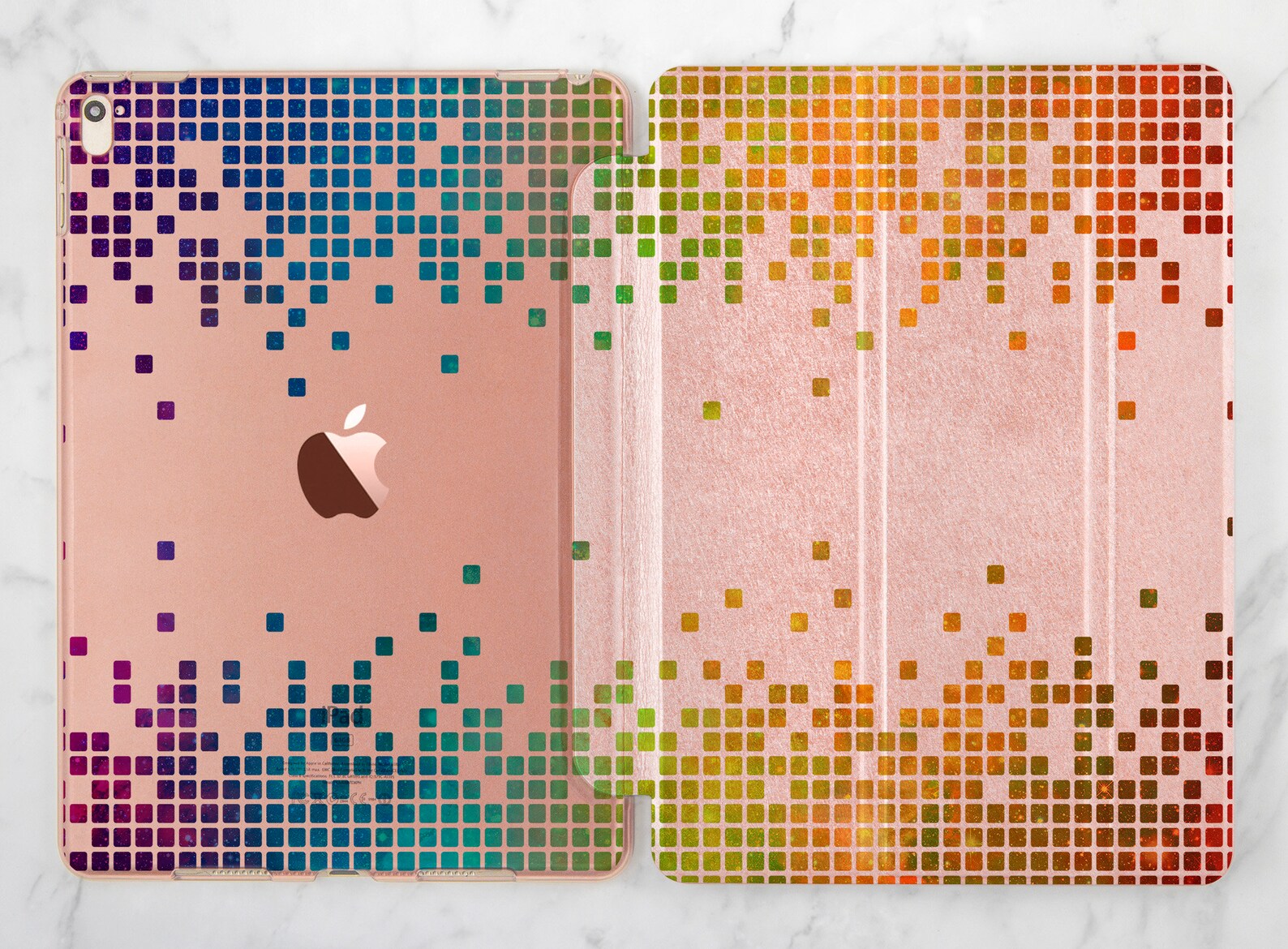 Ipad Case Rainbow Golden Case Ipad Rose Gold Ipad Case 9 7 - Etsy