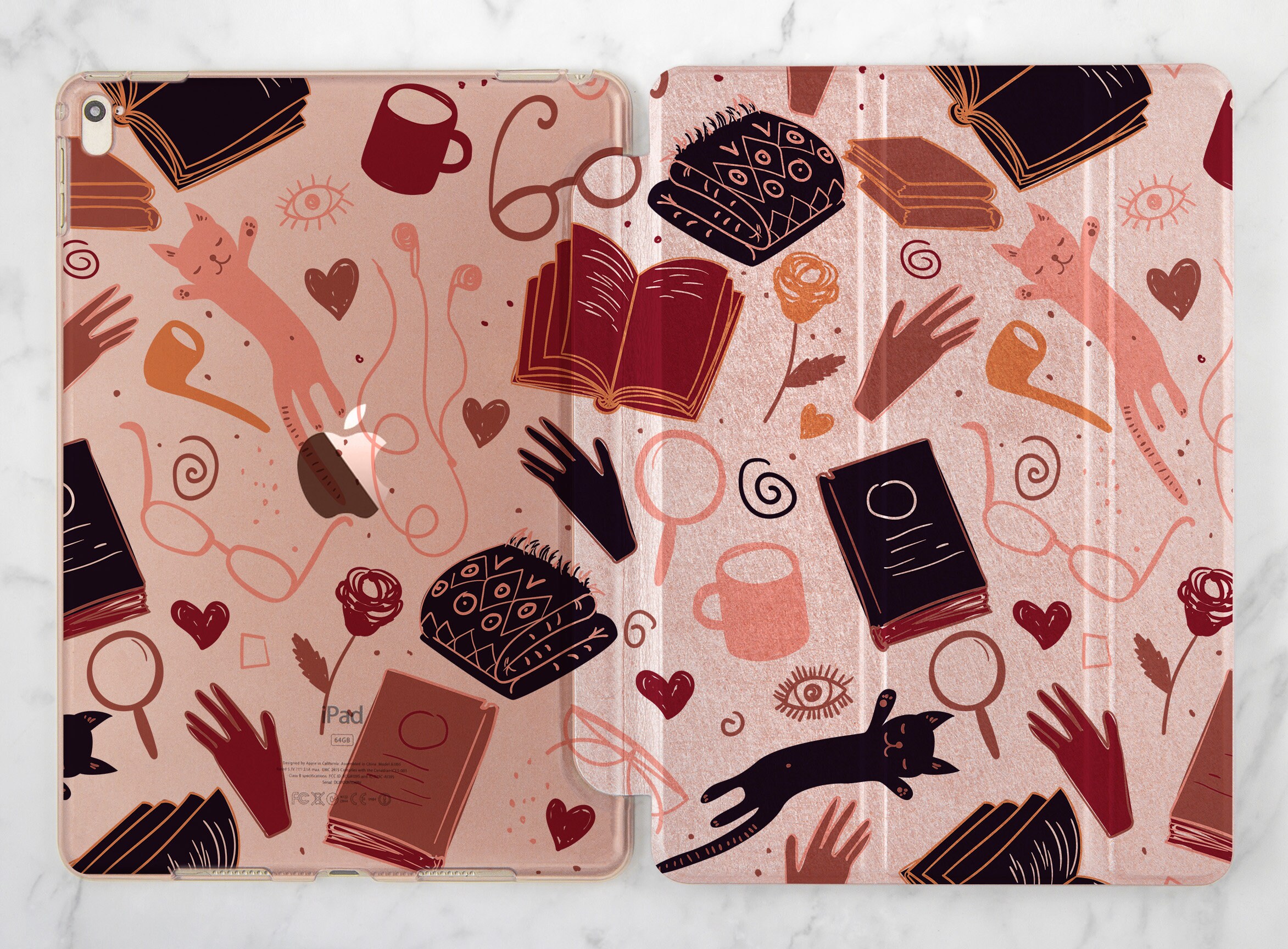 Ipad Case Gold Ipad Case Girly Black Case Rose Gold Case Red - Etsy