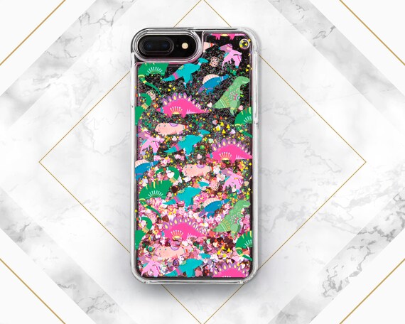 Phone case dinosaur T-rex Rainbow case iPhone case dino Galaxy | Etsy