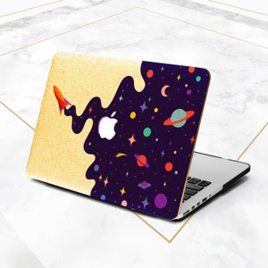 Cartoon Spaceship Macbook Case Stars Macbook Case Travel - Etsy