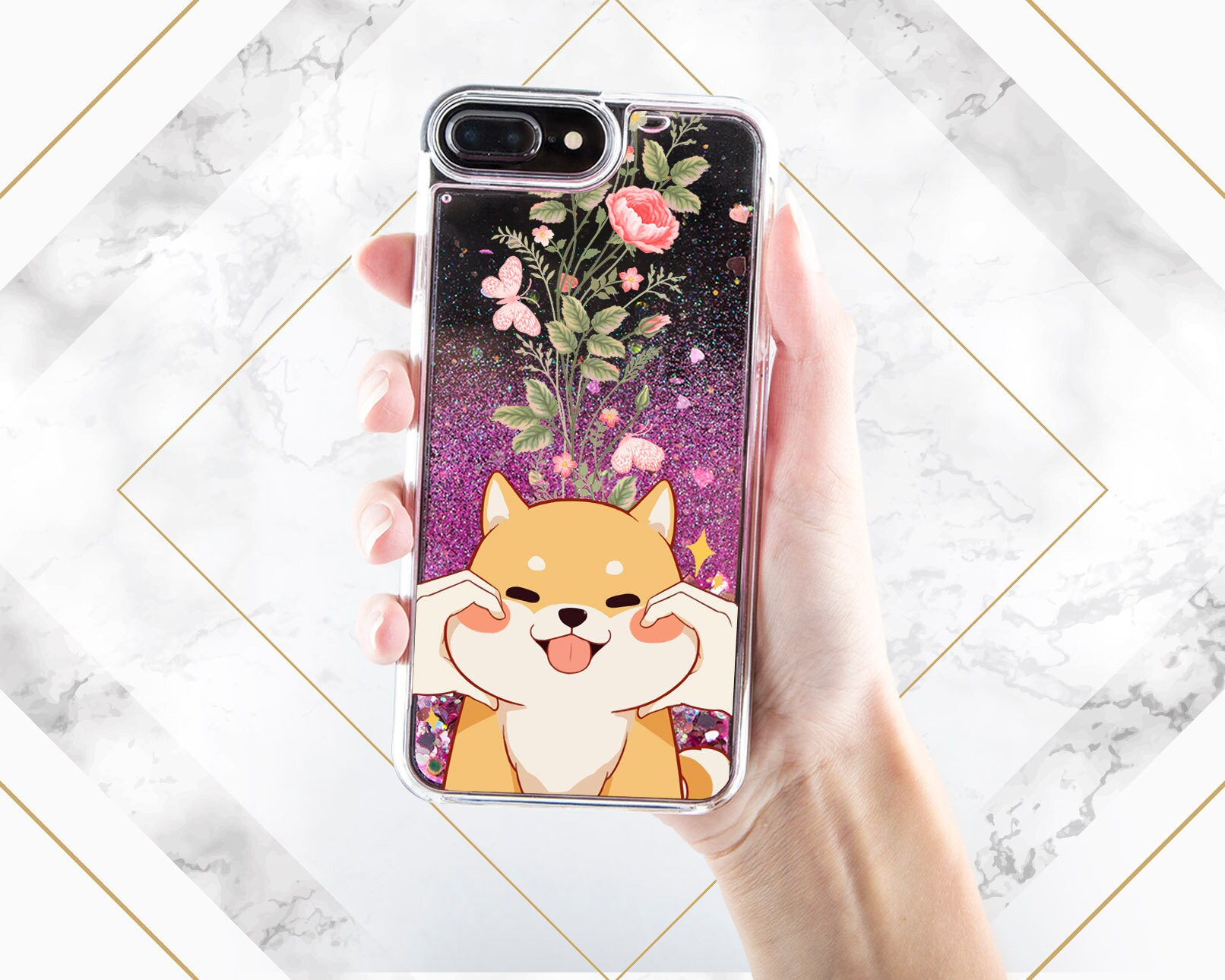 Shiba Inu Cute Dog Case Kawaii Case Case for Samsung S9 Case Clear ...