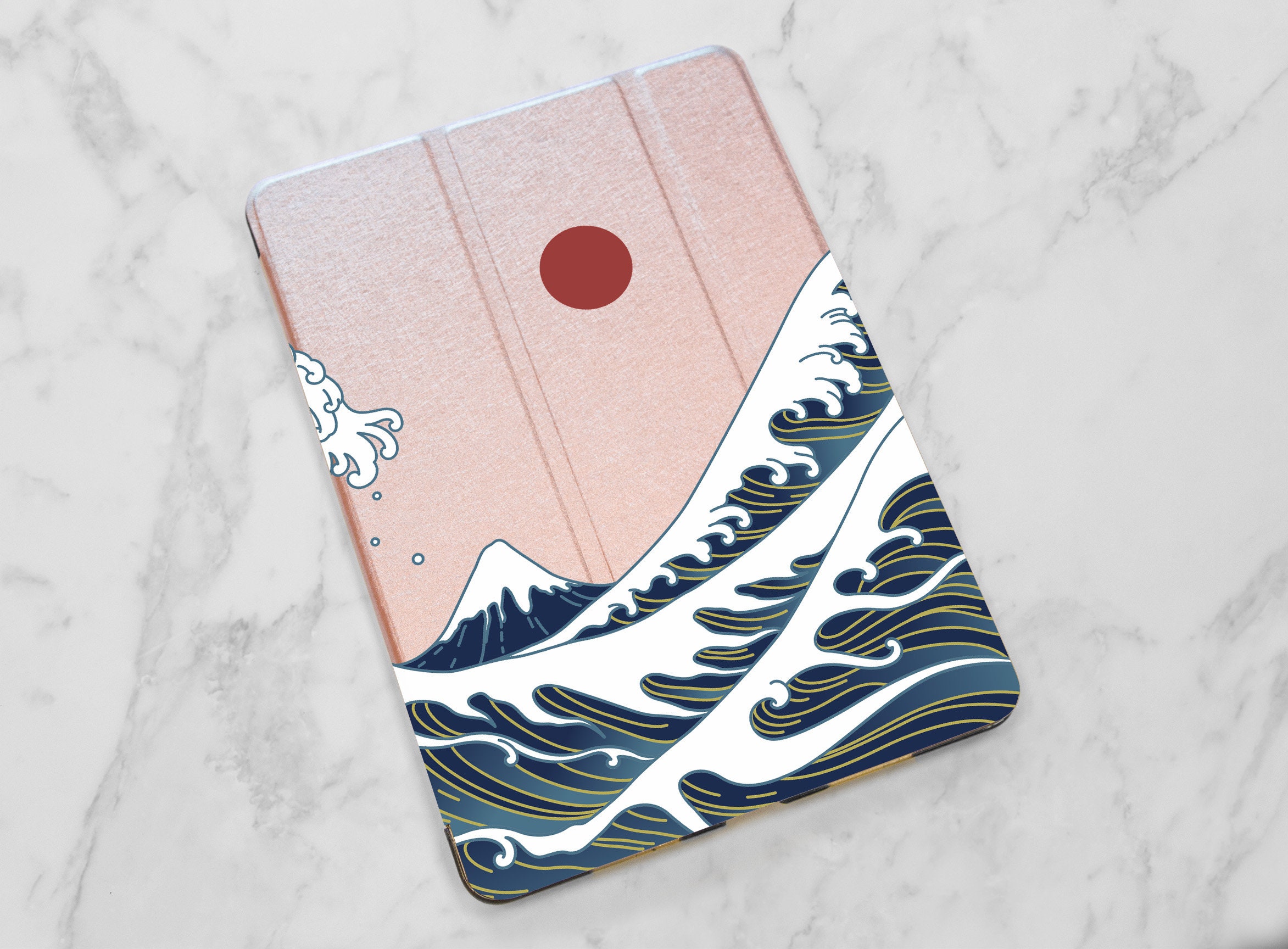 Ipad Case Japan Ipad Case Ocean Case Sun Ipad Case 12 9 Ipad | Etsy