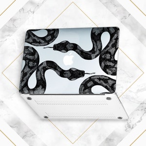 Serpent Print Case MacBook Case Snake MacBook Clear Case Fashion Black ...