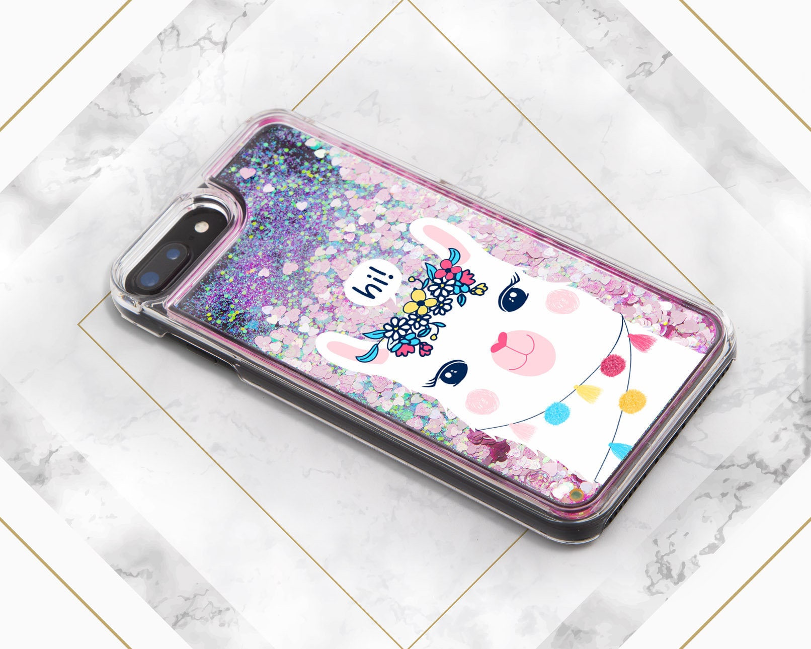 Cute llama iPhone cas alpaka Cute case iPhone XS Case for | Etsy