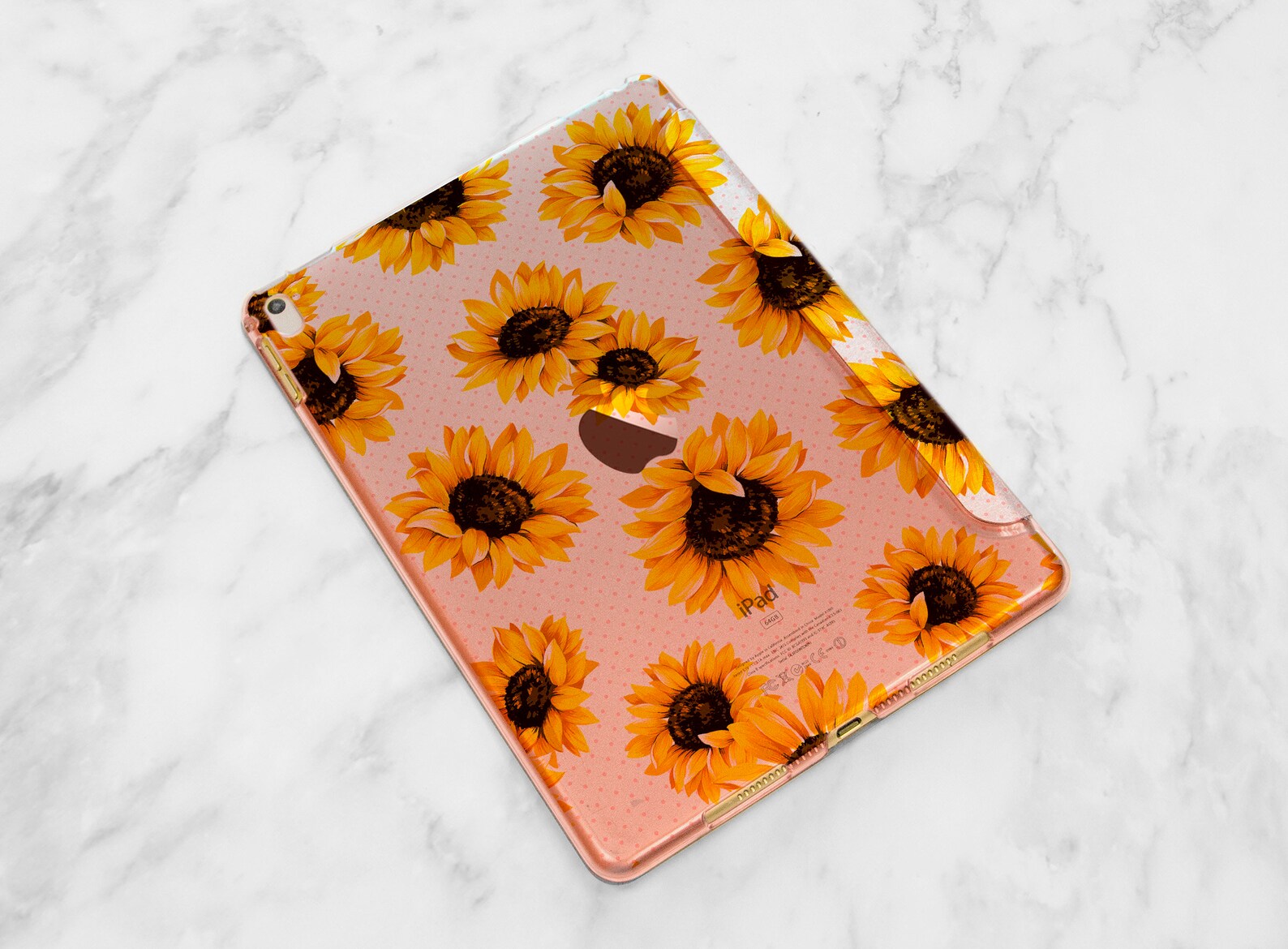 IPad Case Sunflower Yellow Flowers Golden Case iPad 10 5 12 9 Case iPad ...