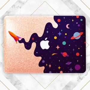 Cartoon Spaceship Macbook Case Stars Macbook Case Travel - Etsy