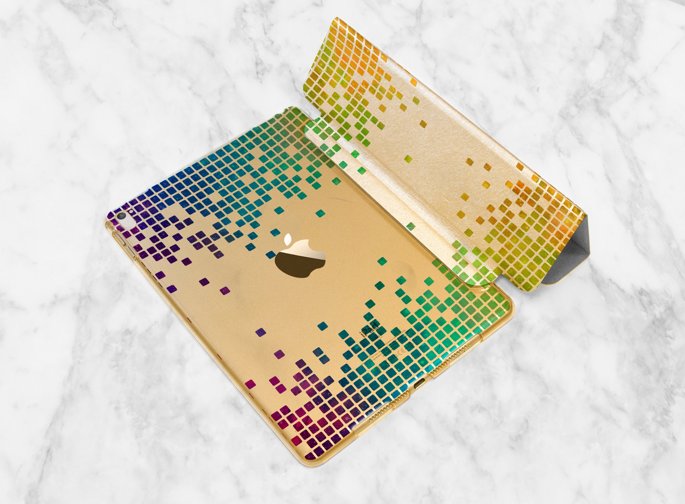 Ipad Case Rainbow Golden Case Ipad Rose Gold Ipad Case 9 7 - Etsy