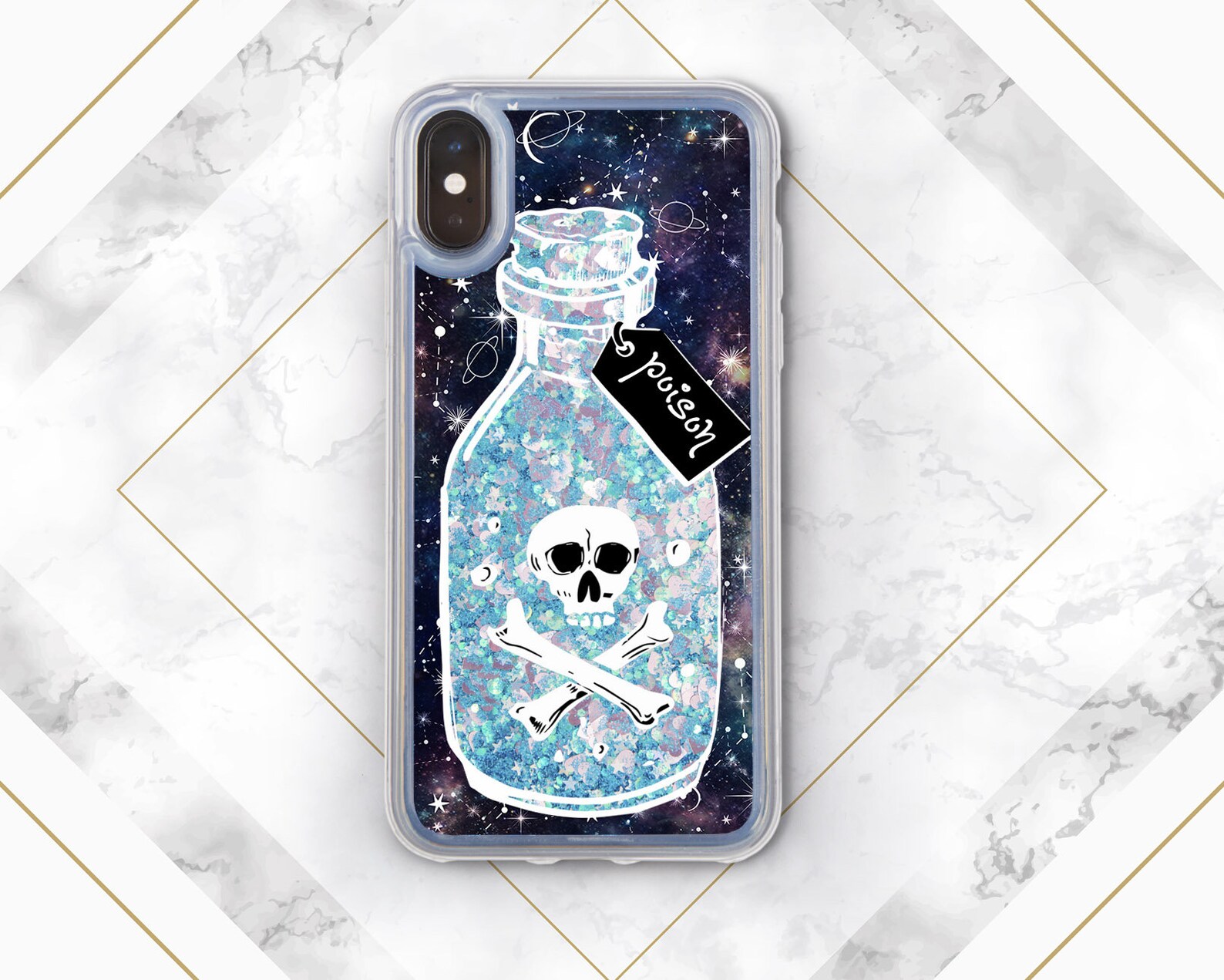 Phone Case Creepy Halloween Decor Iphone Case Skull Poison - Etsy