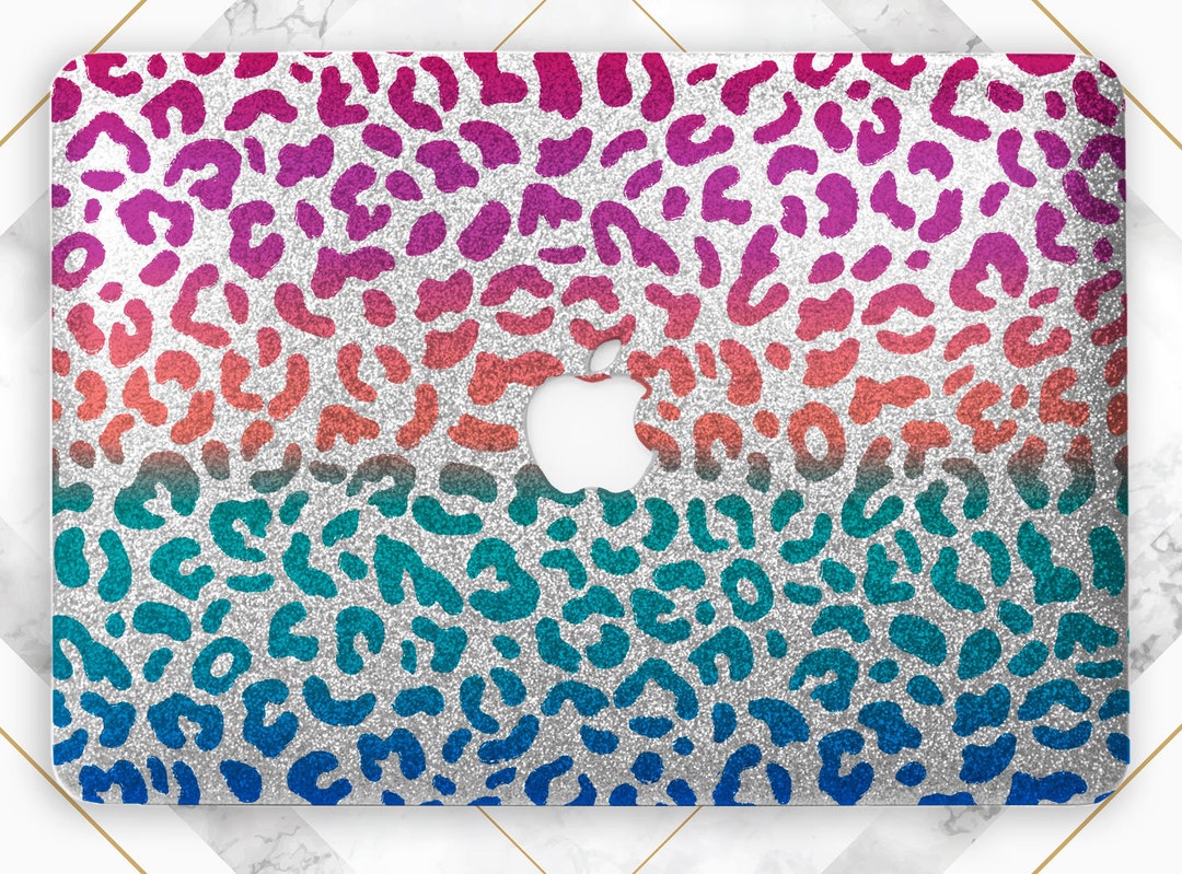 Leopard Print MacBook Case Glitter Girly Case Golden Case Air 11 Hard ...