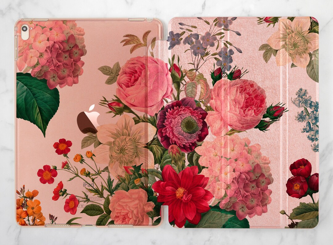 IPad Case Flowers iPad Case Summer iPad Case Roses iPad Case Peonies ...