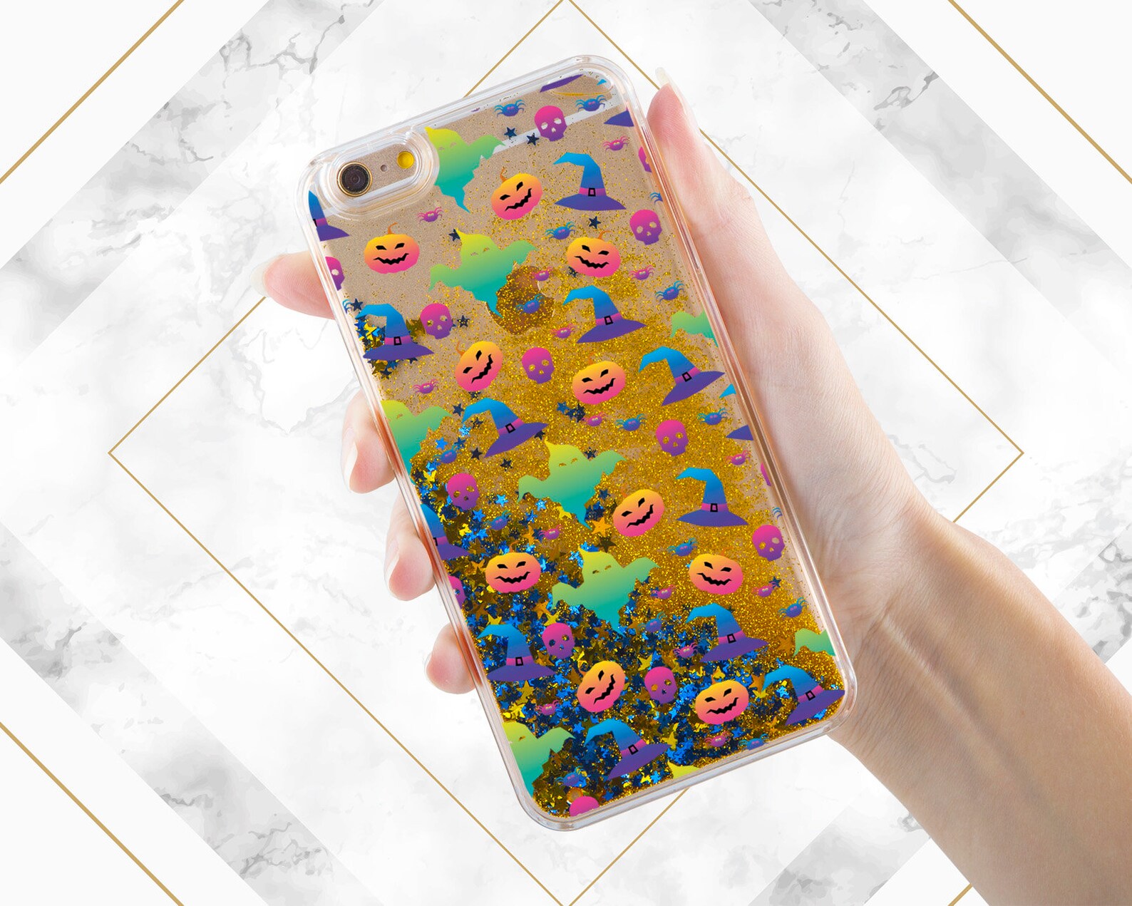 Iphone Case Spooky Phone Case Ghost Halloween Case Case With - Etsy