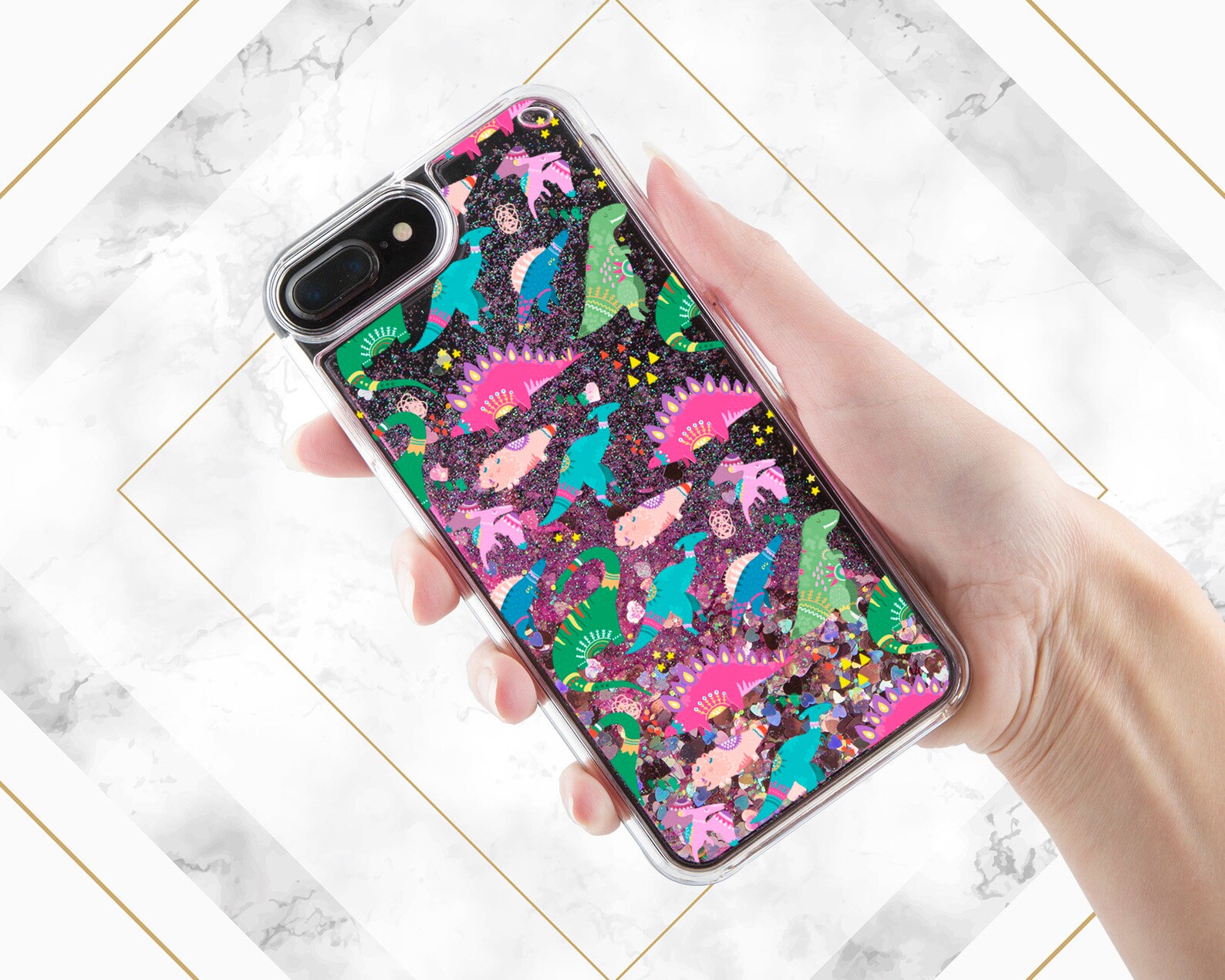 Phone Case Dinosaur T-rex Rainbow Case iPhone Case Dino Galaxy Phone ...