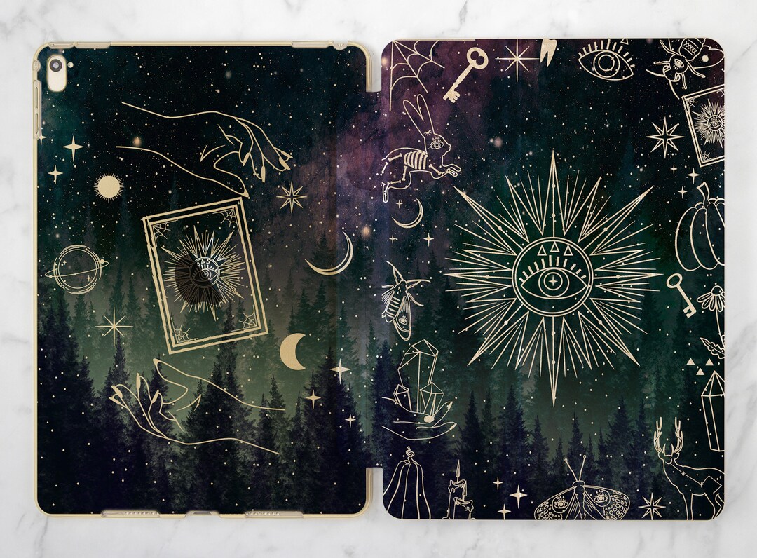 Dark Night Art iPad Gothic Case iPad Case Eyes iPad 10 2 Golden Smart ...