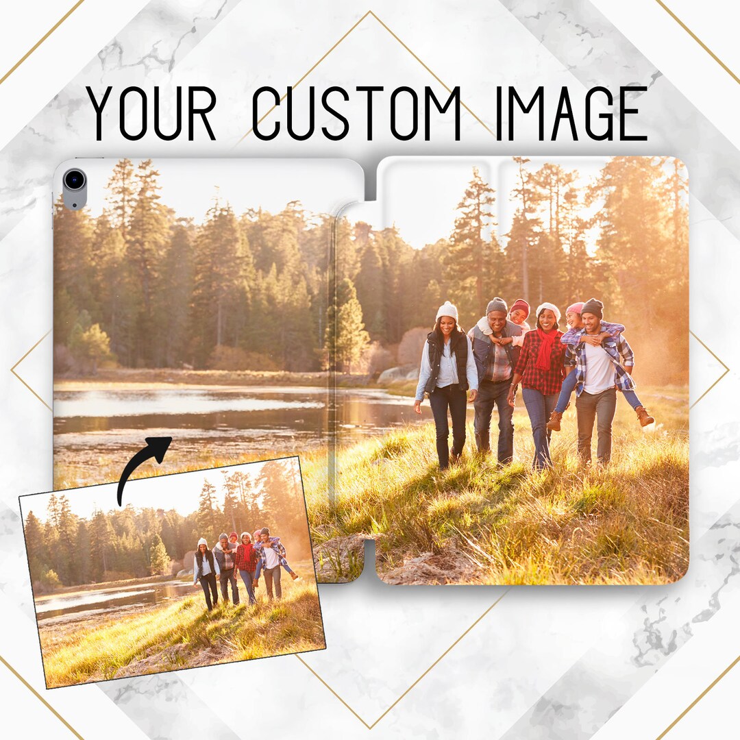 Custom Photo Case Personalized Cover iPad Case Customized Name Initials ...
