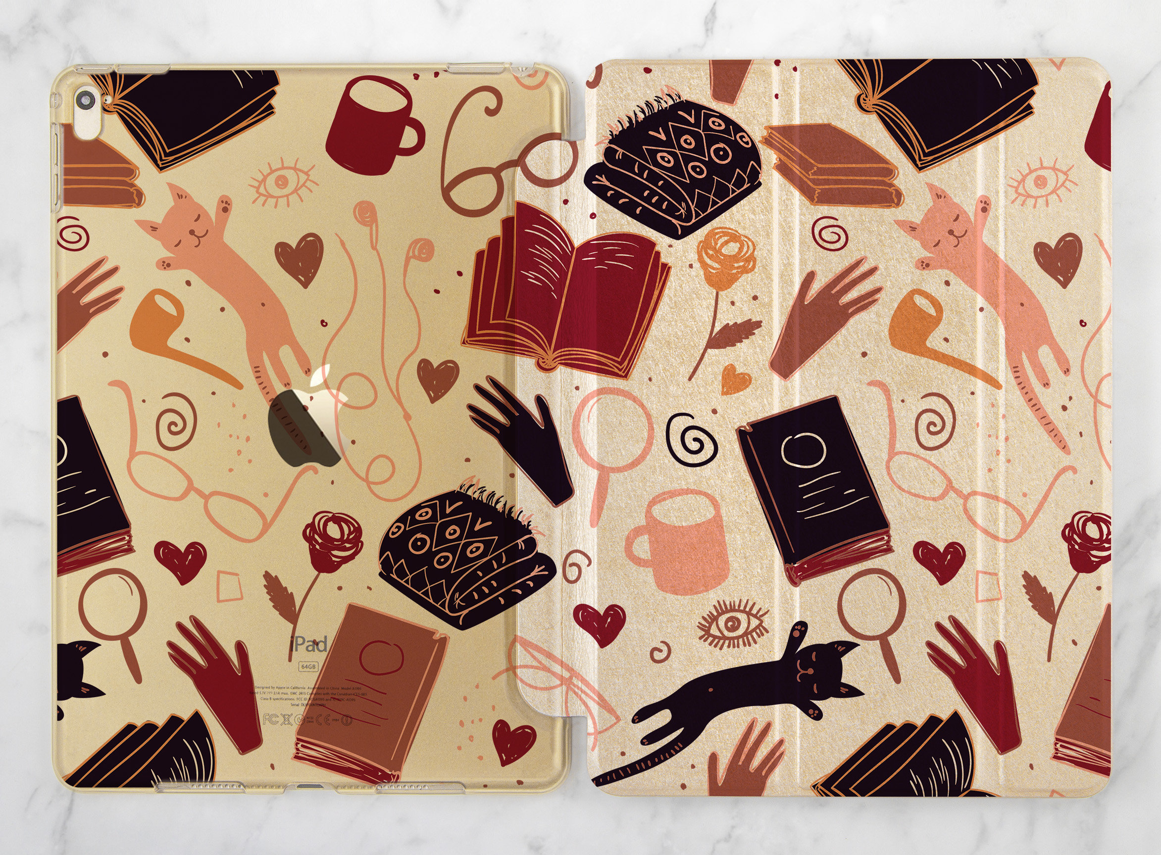 Ipad Case Gold Ipad Case Girly Black Case Rose Gold Case Red - Etsy