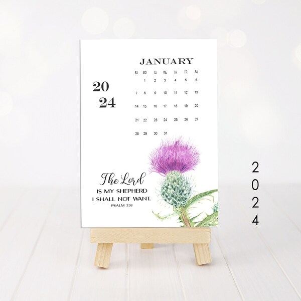 Bible Verse Desk Calendar - Etsy