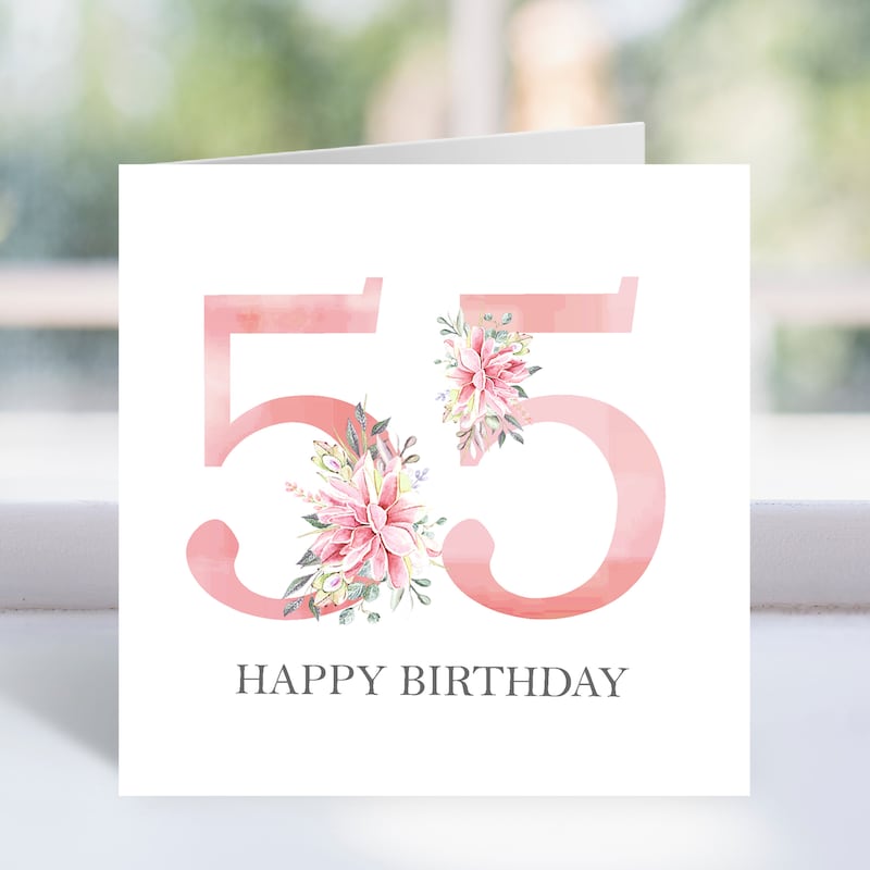 55 Birthday - Etsy