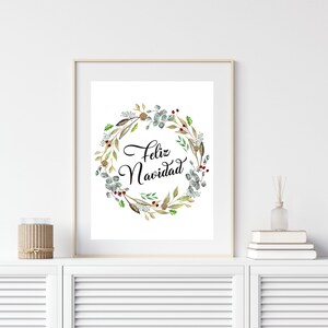 Feliz Navidad Printable, Christmas Printable, Spanish Christmas Crown ...