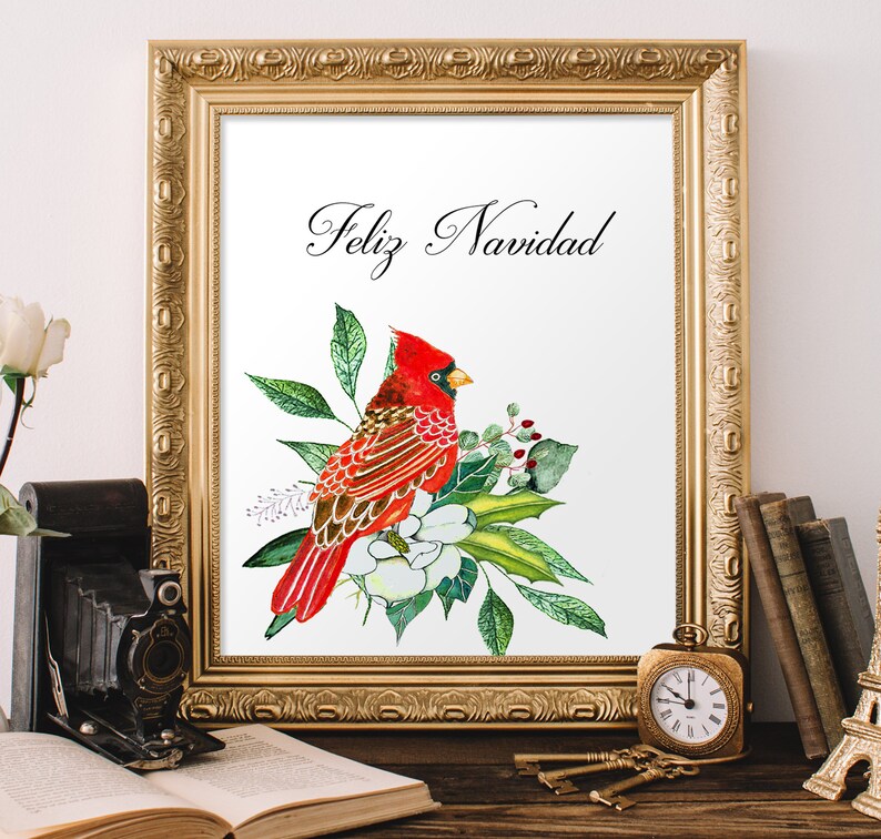 Feliz Navidad Printable Christmas Printable Spanish - Etsy