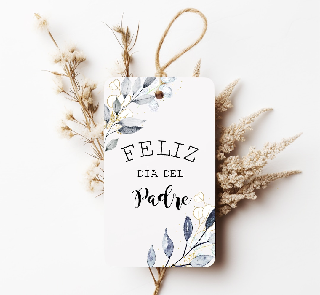 Spanish Happy Father's Day Card, Feliz Día Del Padre, PRINTABLE Gift ...
