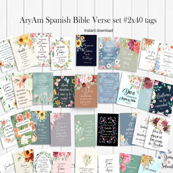 Bible Verse Tags - Etsy