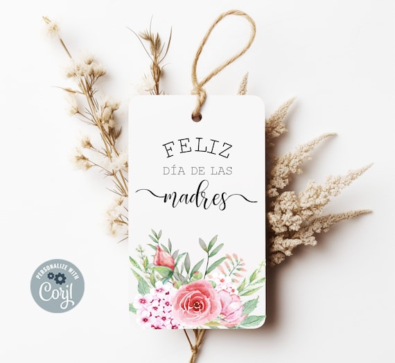 Etiquetas De Regalo Imprimibles Para El Día De La Madre