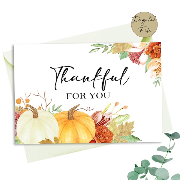 Thankful for You - Etsy