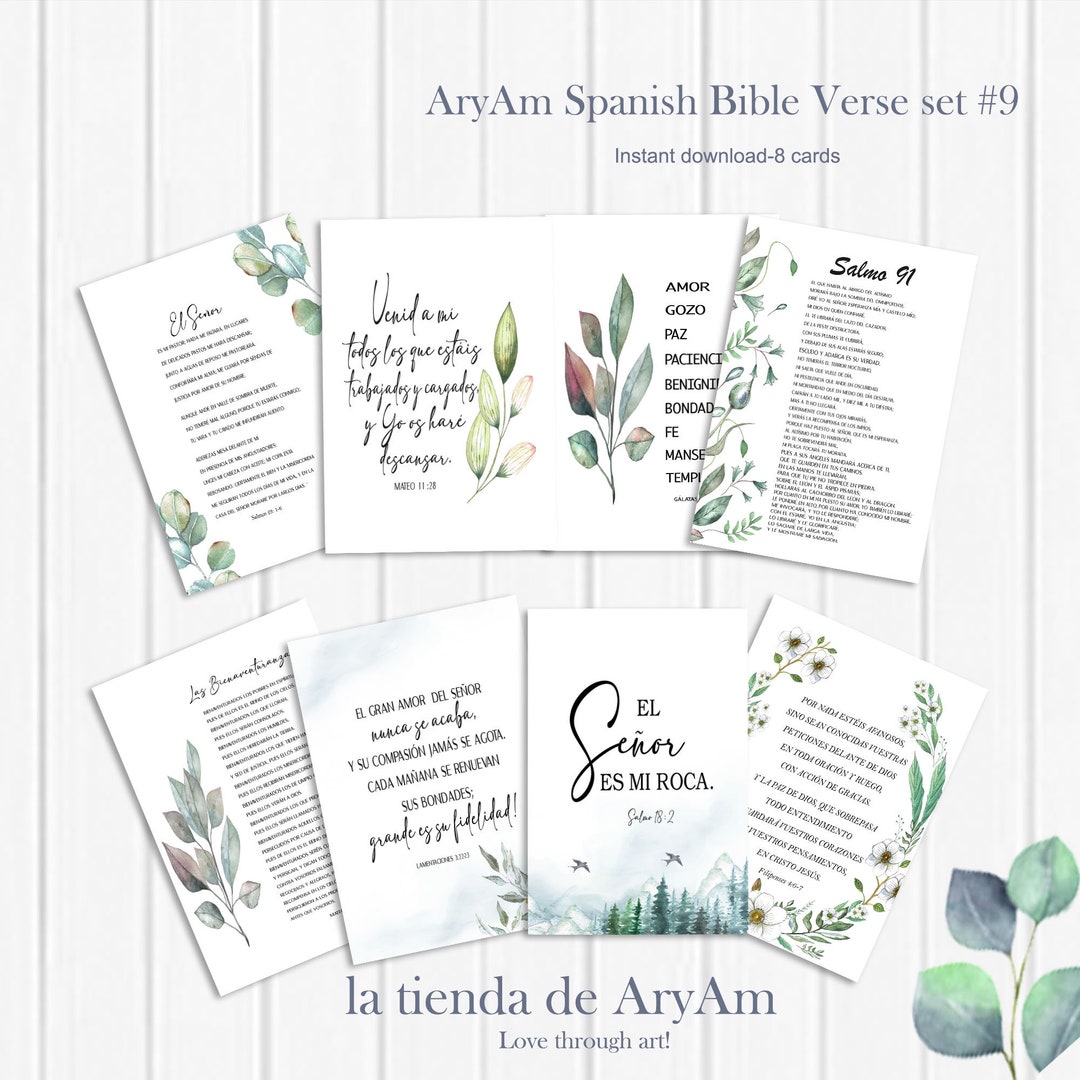 Spanish Bible Verse Tags, Versiculos Para Hombres , Mens Bible Verse in ...