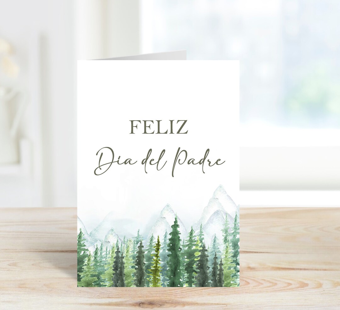 Spanish Father's Day, Feliz Dia Del Padre Printable, Printable for Dad ...