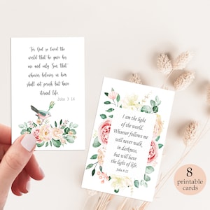 Easter Bible Verse Tags, Scripture Art Tags,3.50" X 2.50" Easter Cards ...