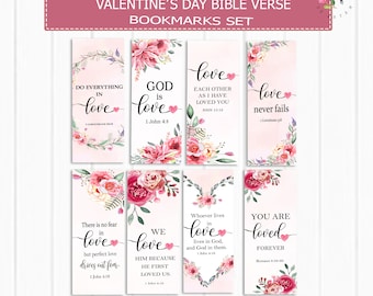 Printable Bible Verse Bookmarks Bible Verses About Love Kids Bible ...