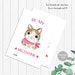 Kid Valentines Day Cards Printable, Cute Animal Valentines, Valentine ...