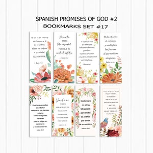 Spanish Promises of God Bookmarks, Spanish Christian Gifts for Women ...