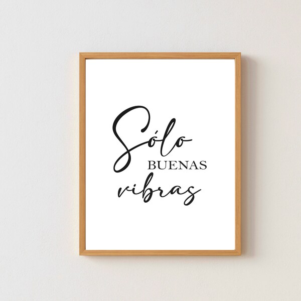 Buenas Vibras - Etsy