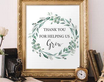 Thumbprint Teacher Gifts PRINTABLE End of Year Teacher Gift Teacher ...