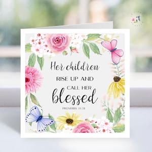 Printable Bible Verse Cards, Mother's Day Scripture Cards, Mother's Day ...