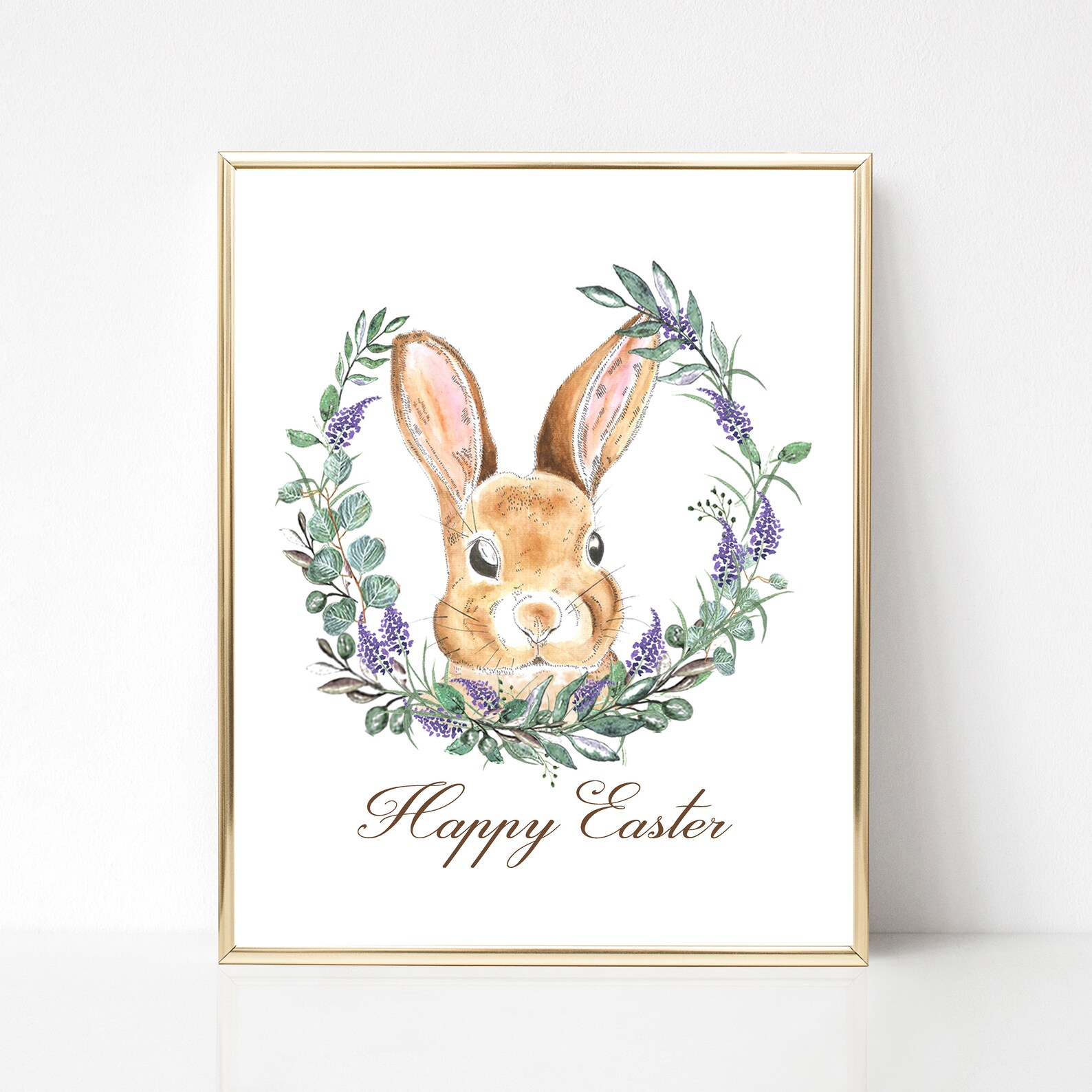 Happy Easter Printable Happy Easter Sign Happy Easter Bunny - Etsy