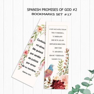 Spanish Promises of God Bookmarks, Spanish Christian Gifts for Women ...