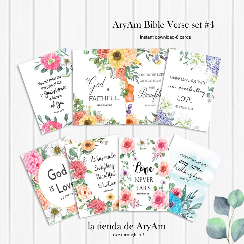 Bible Verse Tags Collage Sheet Scripture Art Tags3.50 | Etsy