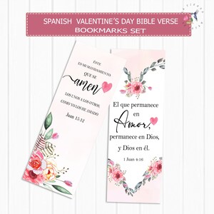 Spanish Bible Verse Bookmarks, Spanish Bible Bookmarks, Spanish ...