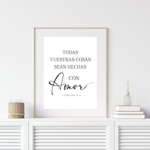 Spanish Bible Verse, 1 Corintios 16:14, Spanish 1 Corinthians 16 14 ...