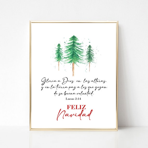 Christmas Story Spanish Bible Printable